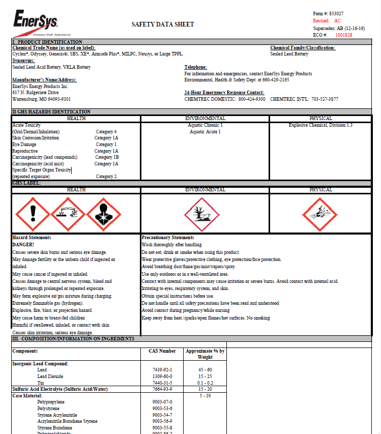 Safety Data Sheets – MEAG Power